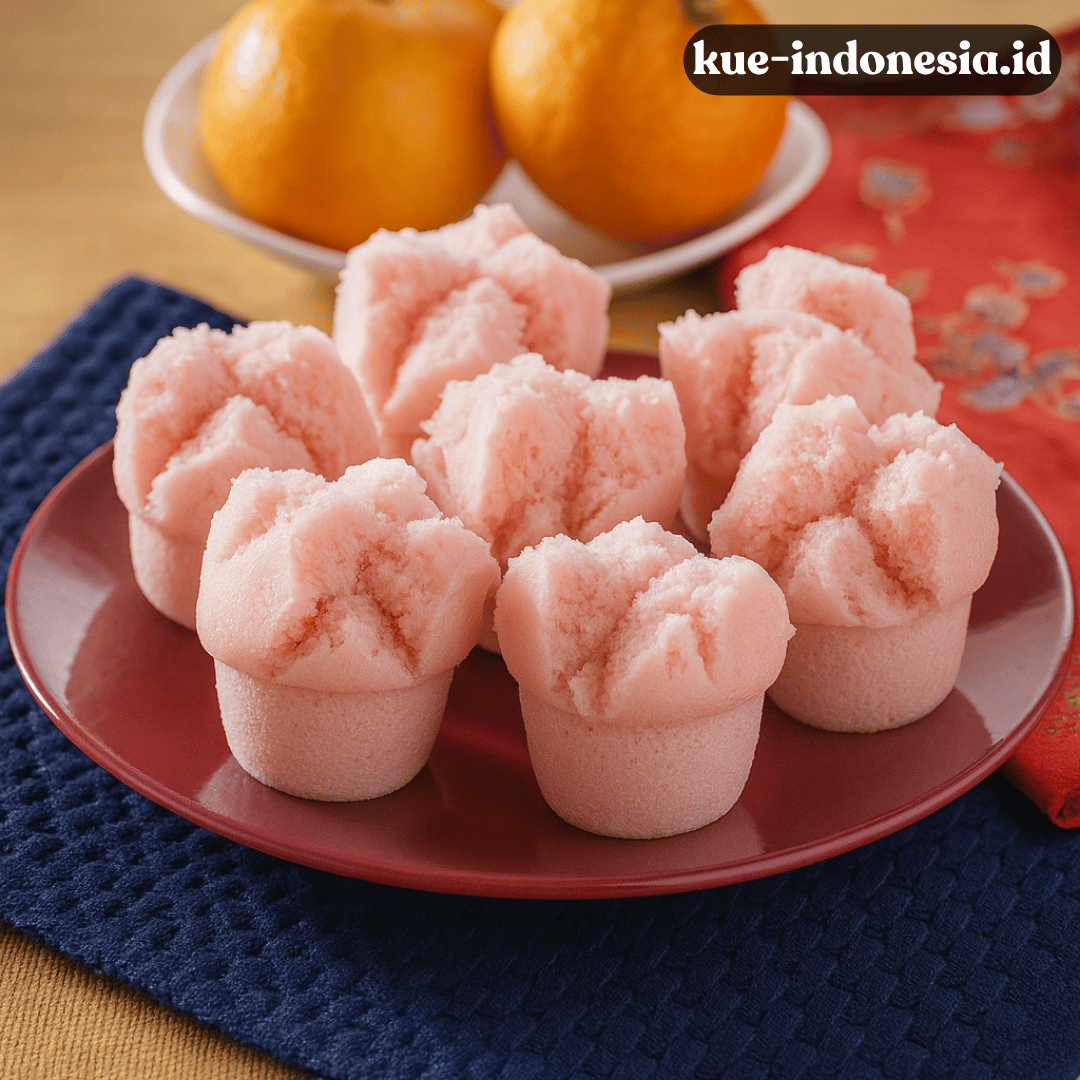 Kue Mangkok Mekar, Lembut dan Mengembang dengan Simbol Keberuntungan